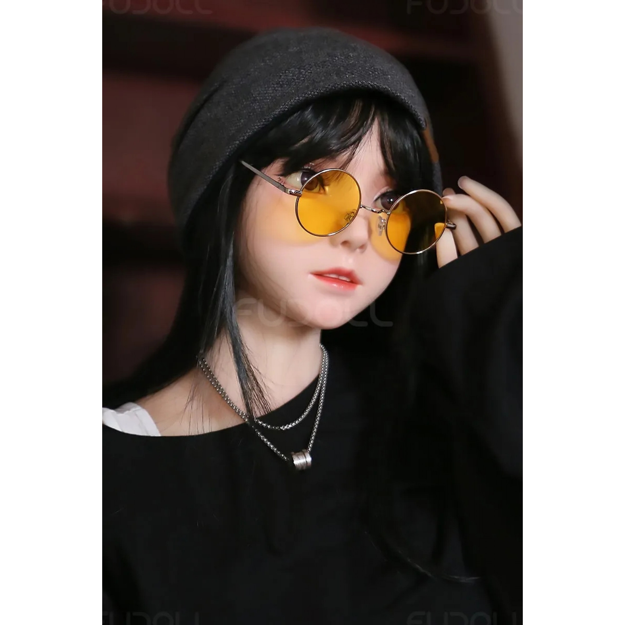 FUDOLL 148cm D cup J011 Coco TPE Body+Silicone Head Sex Doll