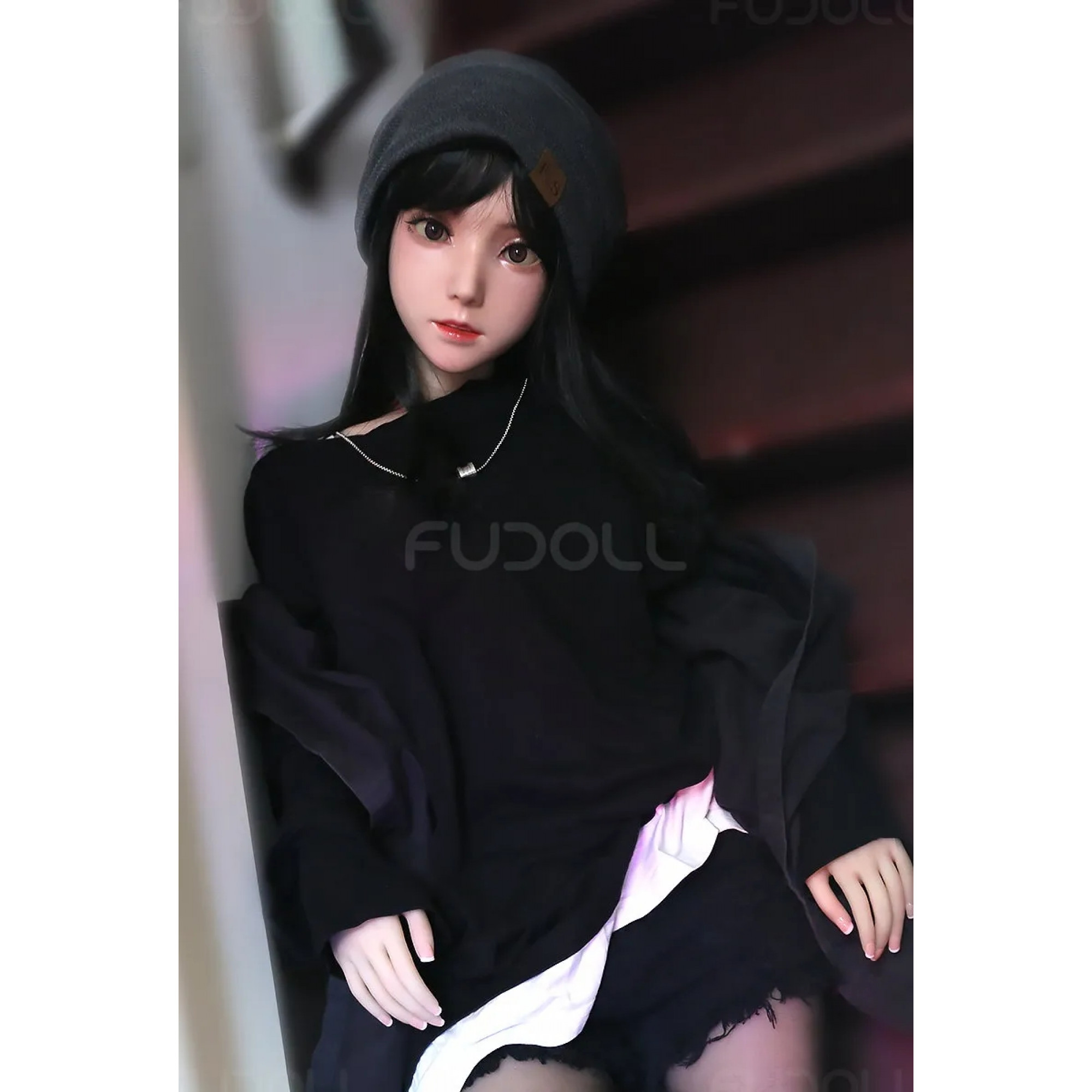 FUDOLL 148cm D cup J011 Coco TPE Body+Silicone Head Sex Doll