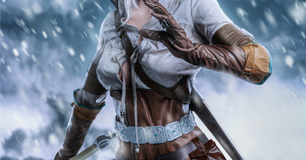 Game Lady 168cm Ciri Head Full Body Silicone