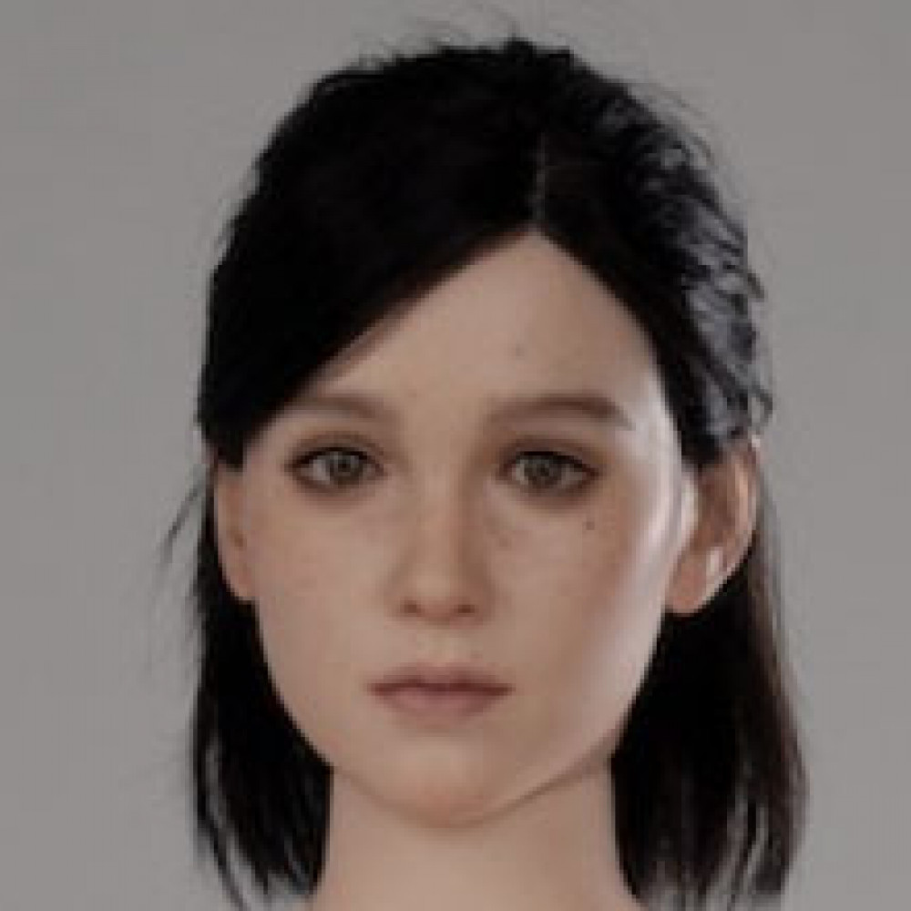Game Lady Head Only